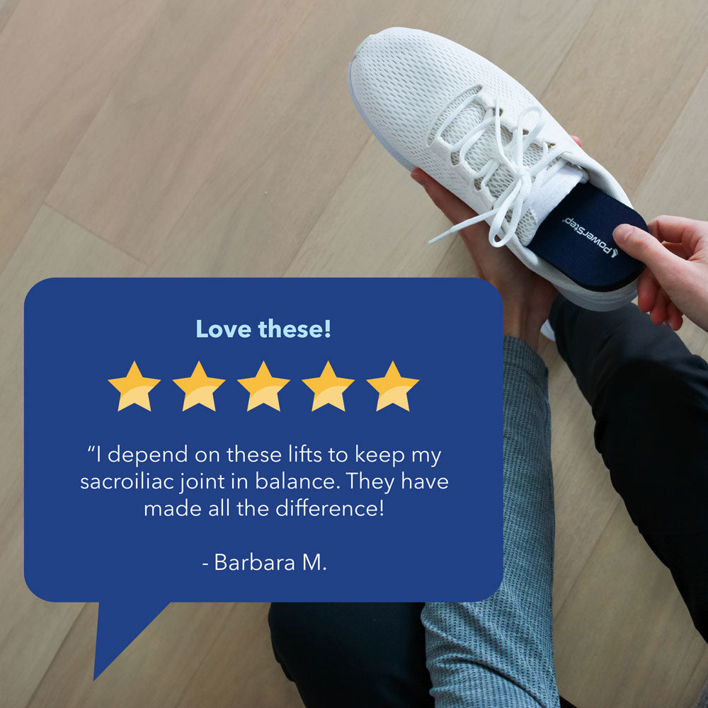 PowerStep Adjustable Heel Lift | Heel Cushion for Heel Pain & Heel Hei