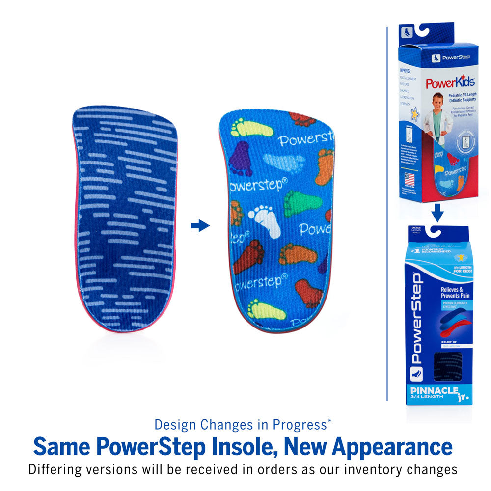 PowerStep Pinnacle Junior 3/4 Insoles | Children's Pain Relief Insole